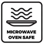 Mikrowellen Zeichen ️ Symbol für mikrowellengeeignet